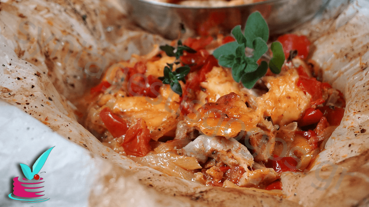 Εξοχικο Κοτοπουλο στη Λαδοκολλα - Νόστιμες συνταγές της Γωγώς!